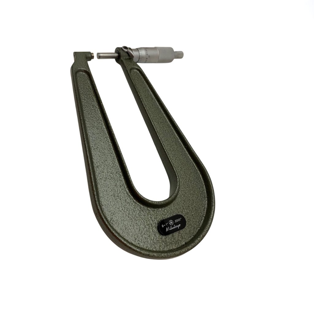 Mitutoyo 0-1″ Deep Frame Micrometer 118 series – Tru-Cal