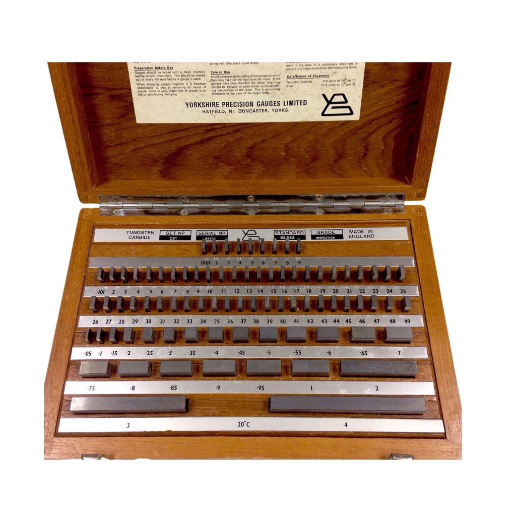 E81 Carbide Gauge Block Set – Grade 1 – Tru-Cal
