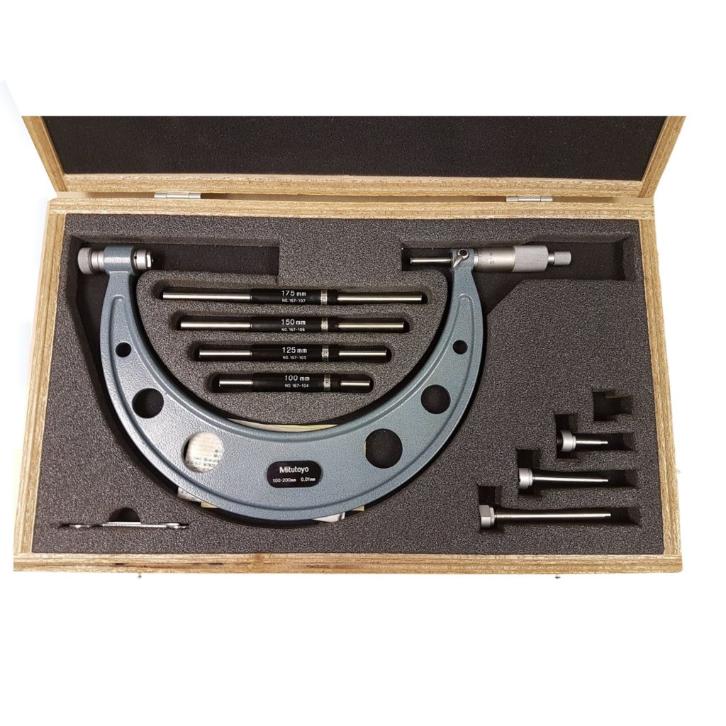 Mitutoyo 100-200mm External Adjustable Micrometer 104 series – Tru-Cal