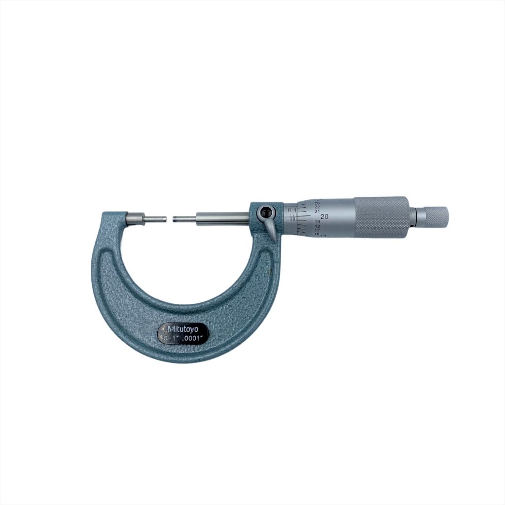 Mitutoyo 0-1″ Spline Micrometer – Tru-Cal
