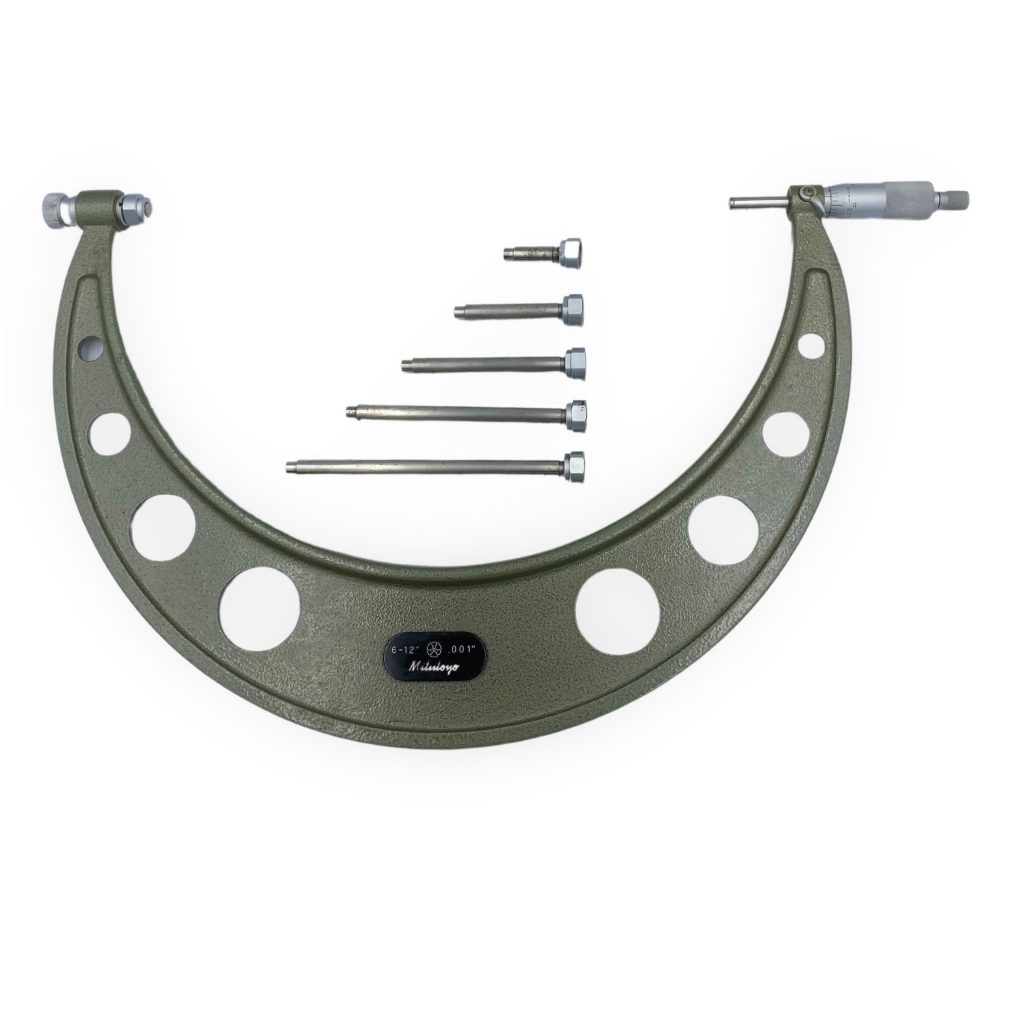 Mitutoyo 6″-12″ External Adjustable Micrometer – Tru-Cal